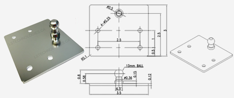 13mm Steel Brackets - LST Gas Springs