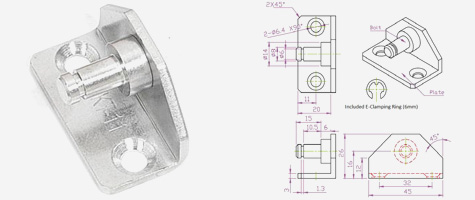 8mm Bolt Eyelet Brackets – LST Gas Springs / Lift Supports